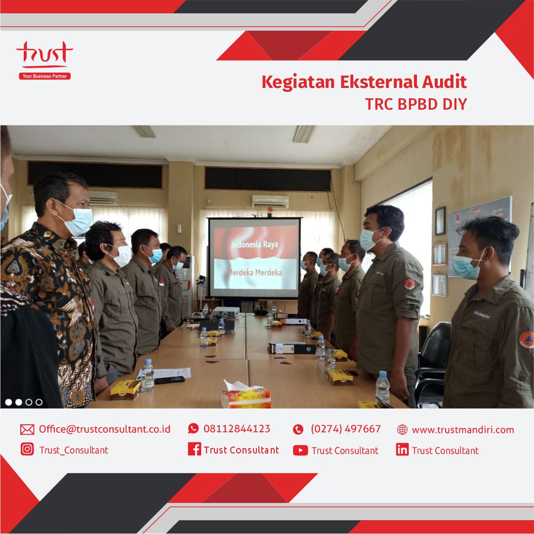 Kegiatan Eksternal Audit Day 1 pada TRC BPBD DIY - Trust Consultant ISO