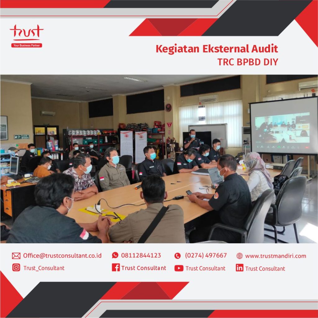 Kegiatan Eksternal Audit Day 2 pada TRC BPBD DIY - Trust Consultant ISO