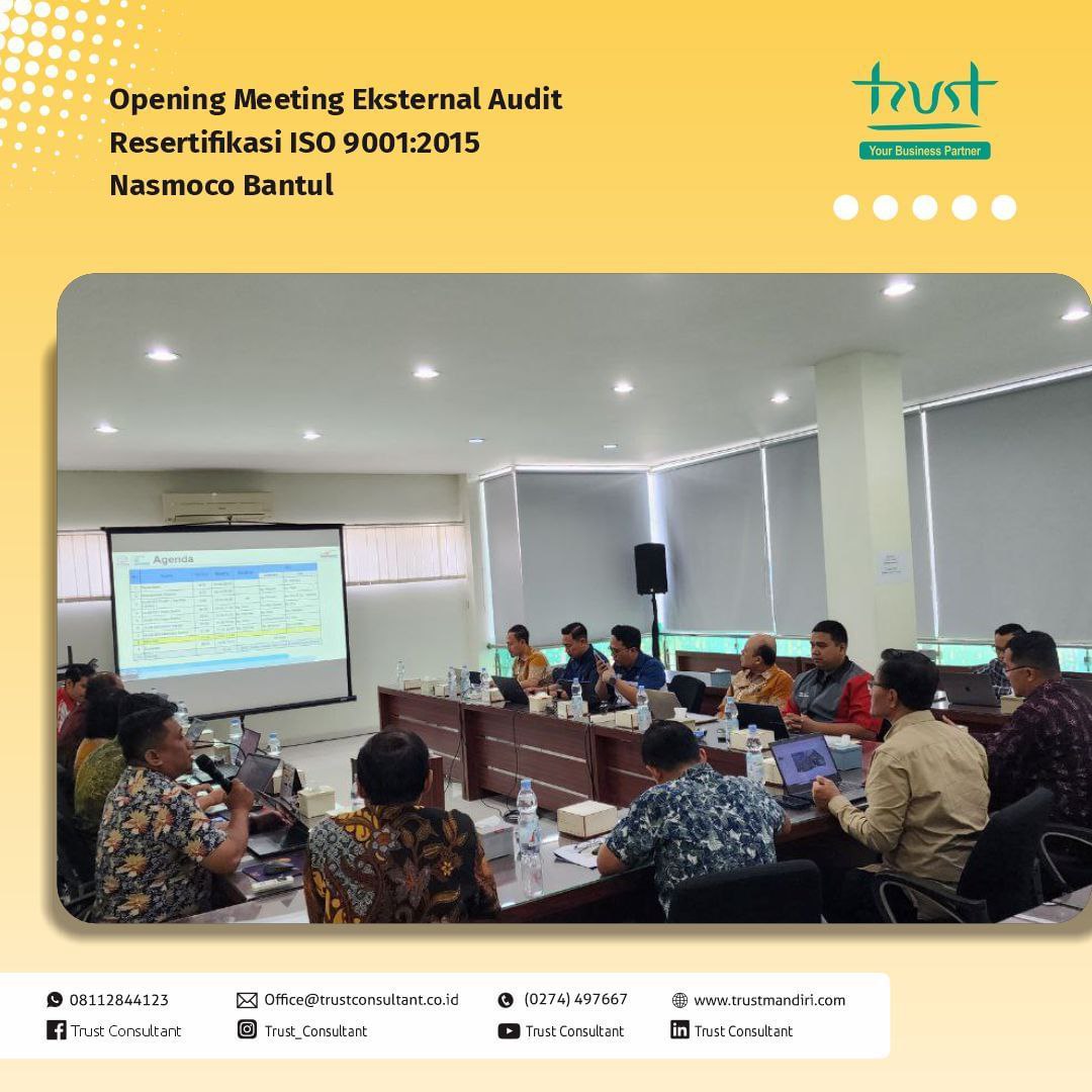 Kegiatan Opening Meeting Eksternal Audit Resertifikasi ISO 9001:2015 ...