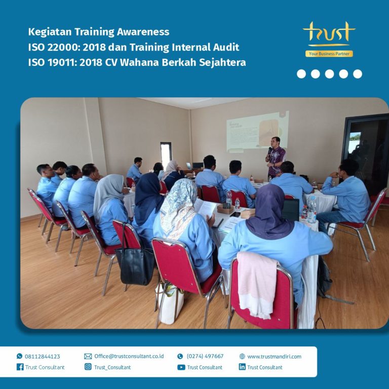 Kegiatan Training Awareness ISO 22000:2018 dan Training Internal Audit ...